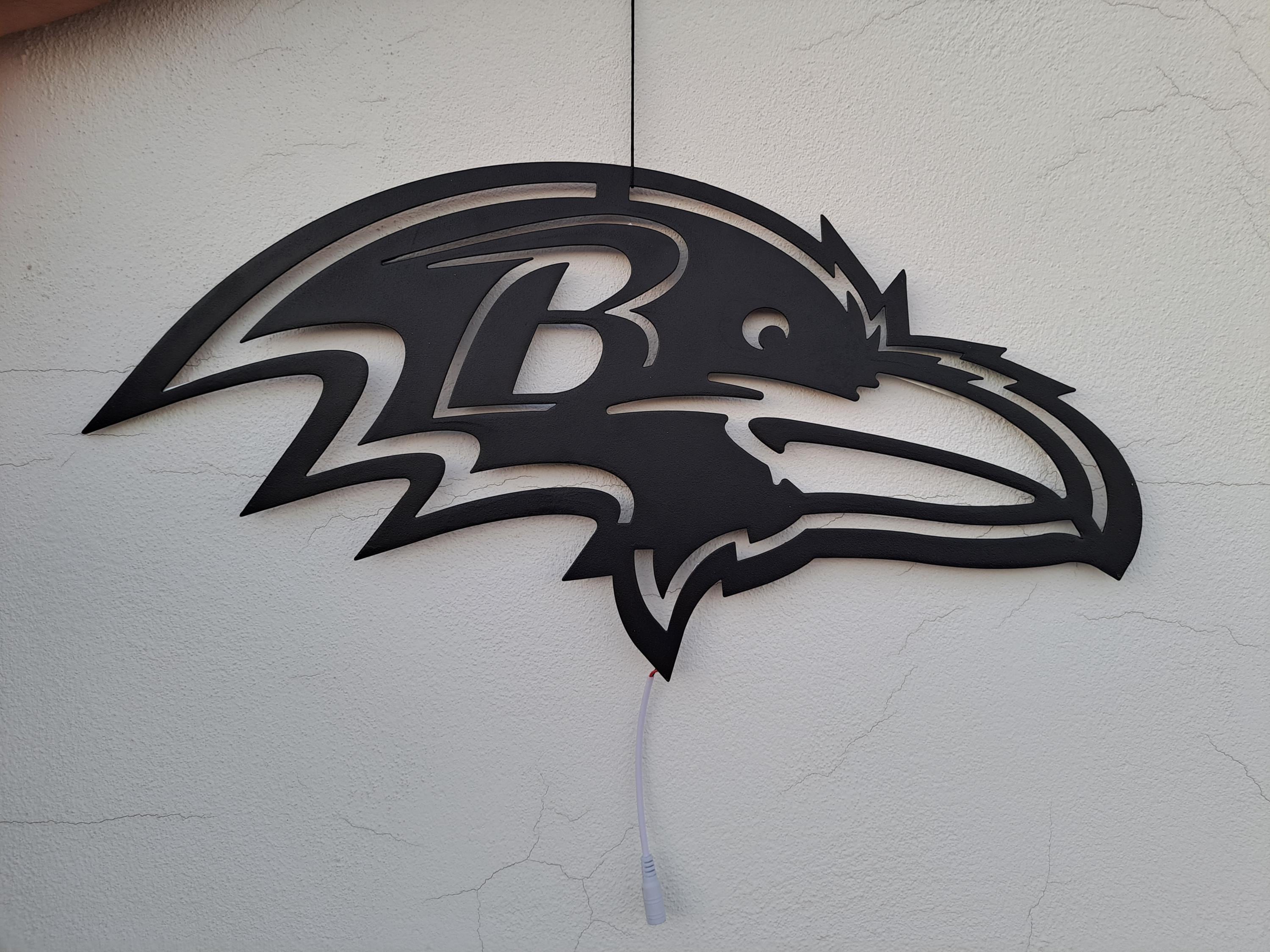 Baltimore Ravens Sign, Ravens Wall Art, Baltimore Ravens, Ravens ...