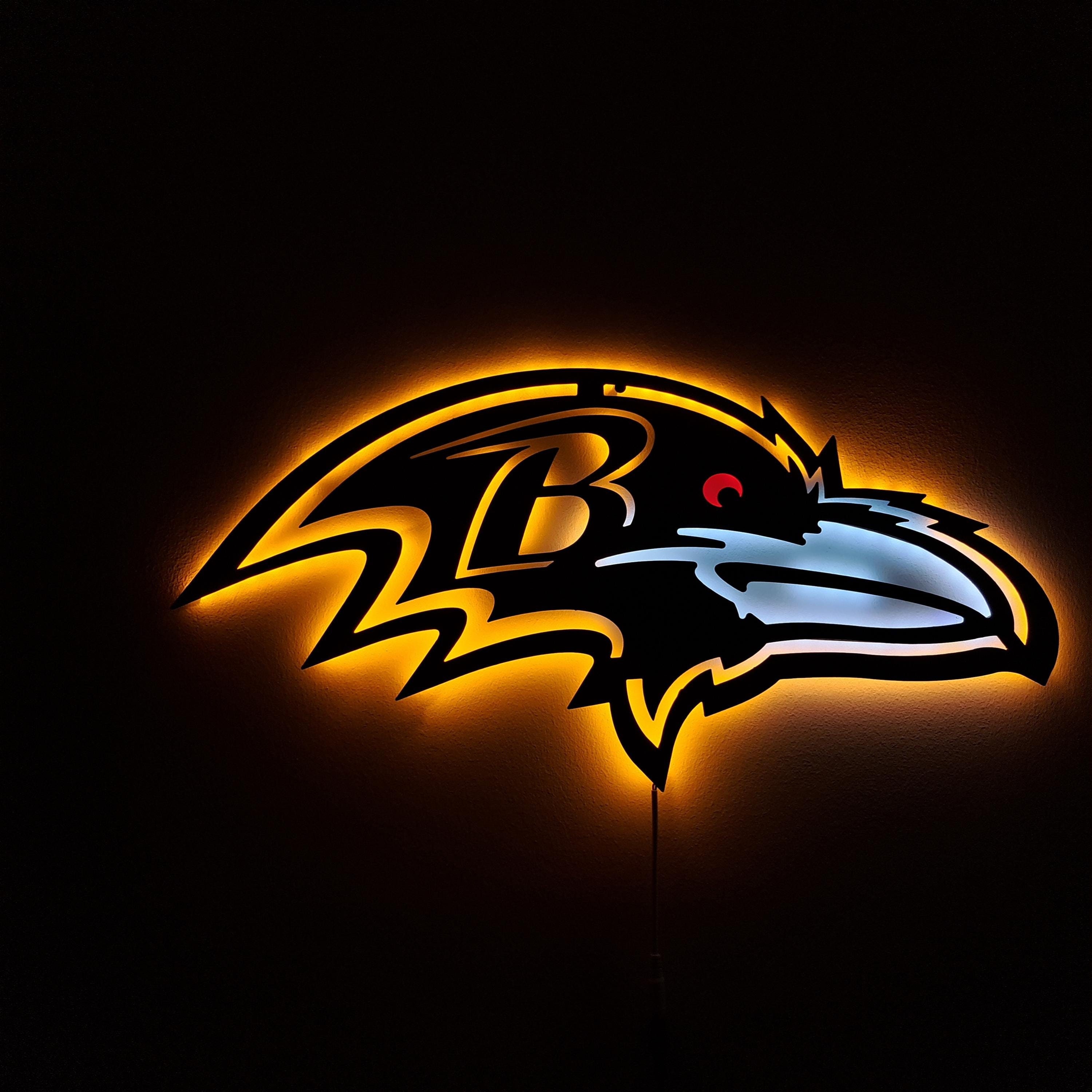 Baltimore Ravens Sign, Ravens Wall Art, Baltimore Ravens, Ravens ...