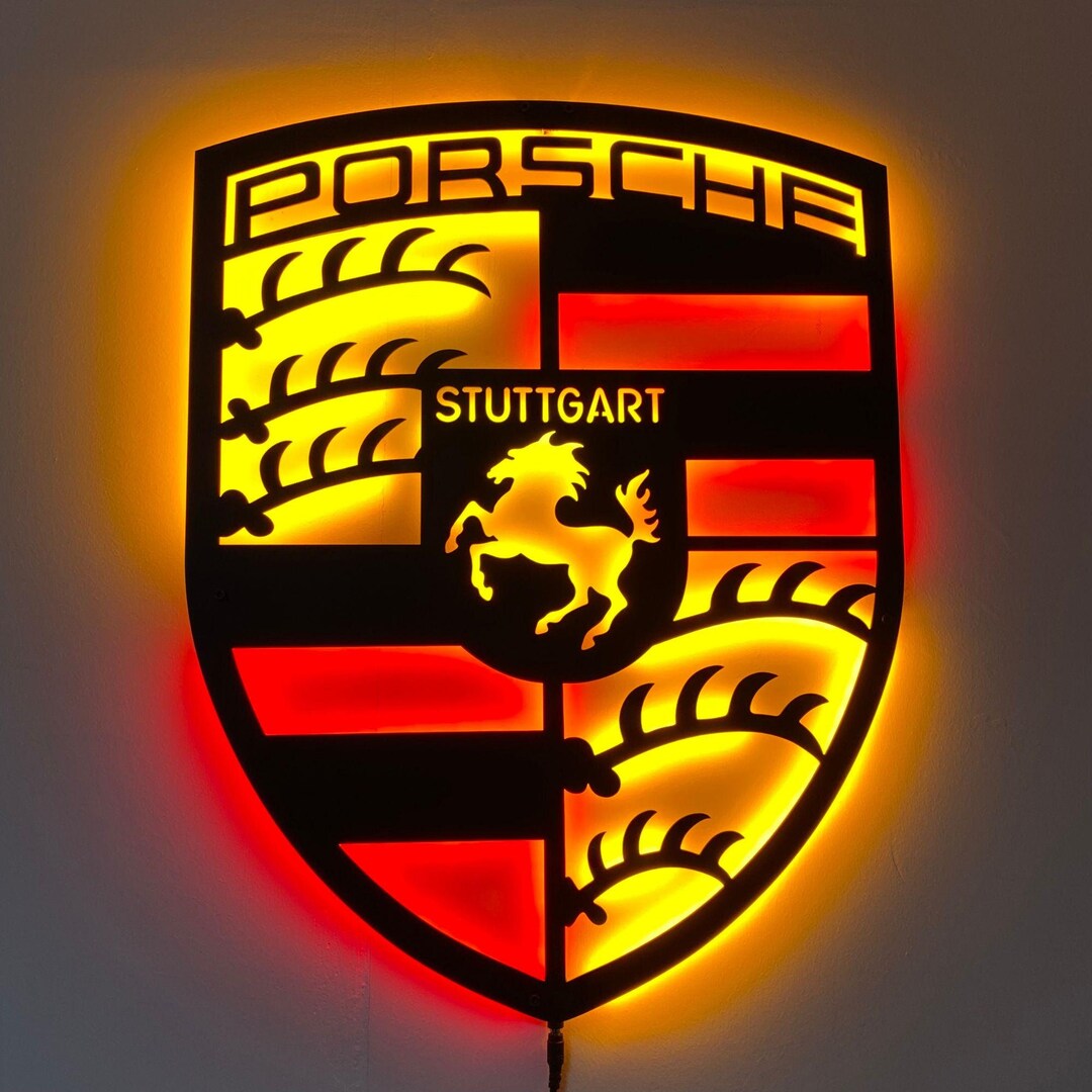 Car Metal Wall Art, Porsche Silhouette, Porsche 911 GT3, Metal Car ...