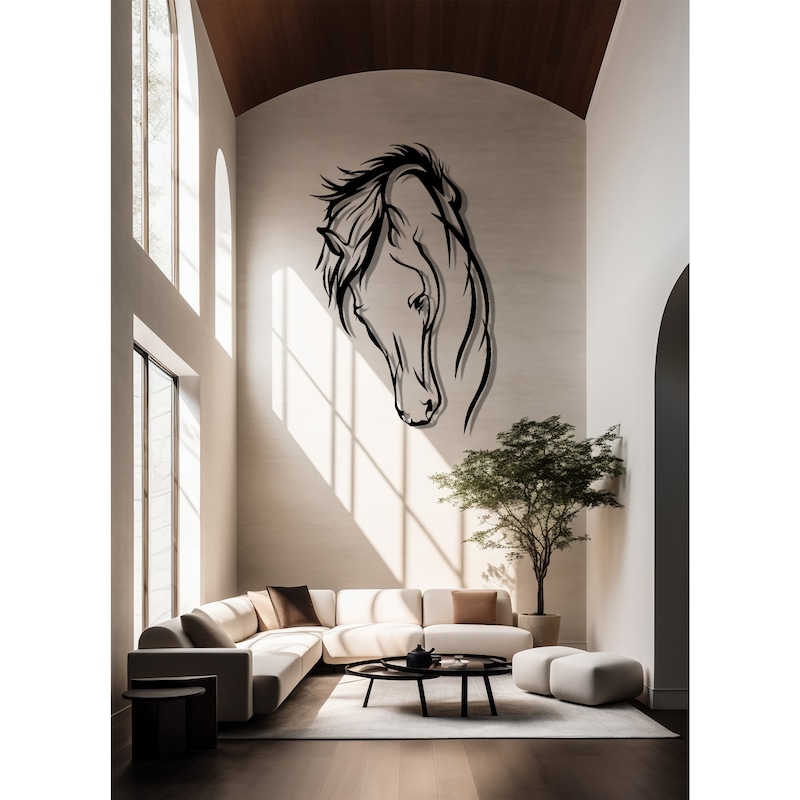 Geometric Horse Art - Etsy