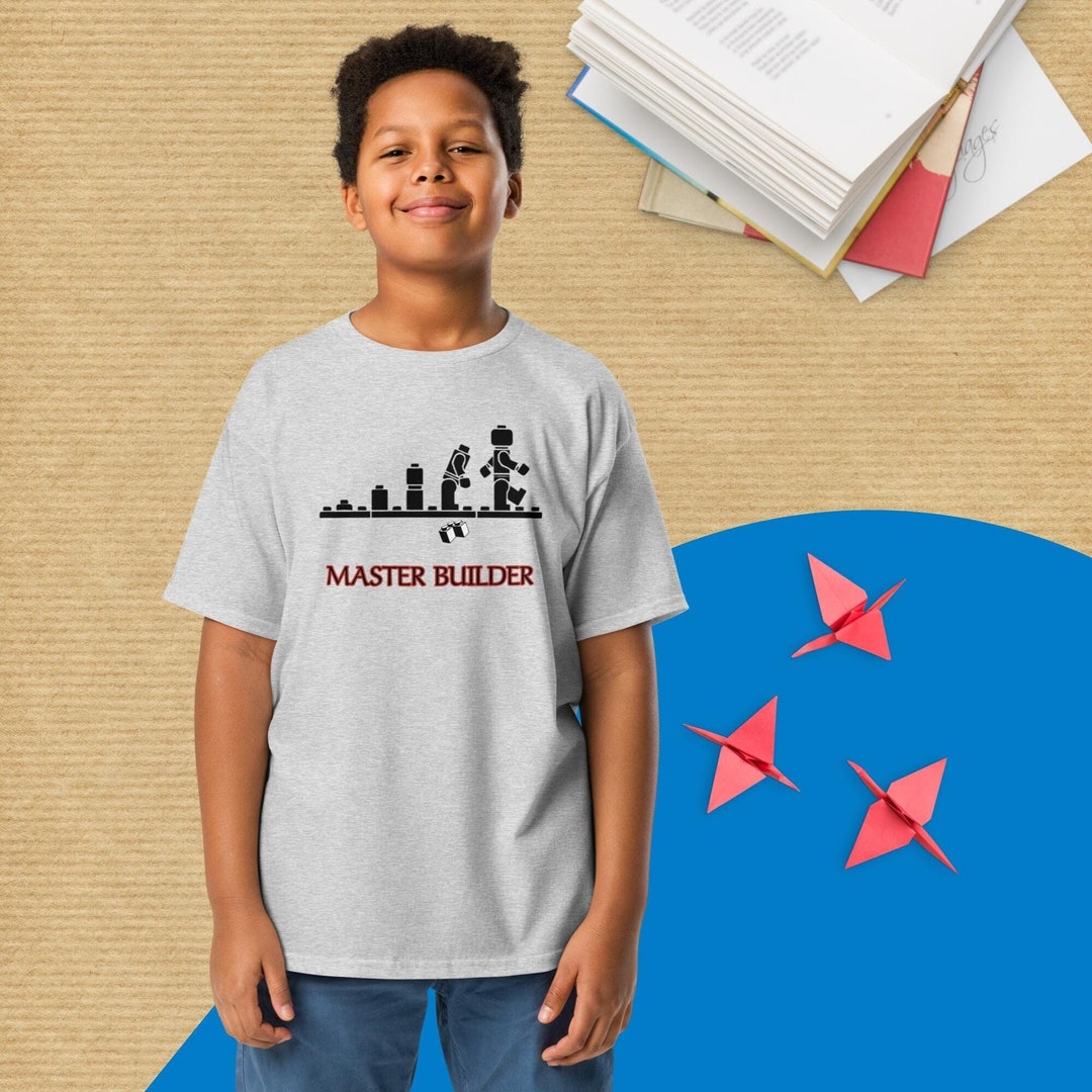 Master Builder Tee - Building Blocks T-shirt - Evolution of a Building ...