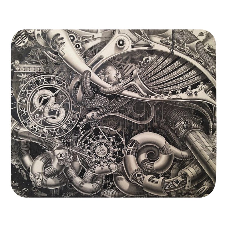 Steampunk Mouse Pad - Triquetra Man Pad - Gadgets Pad - Mechanical ...