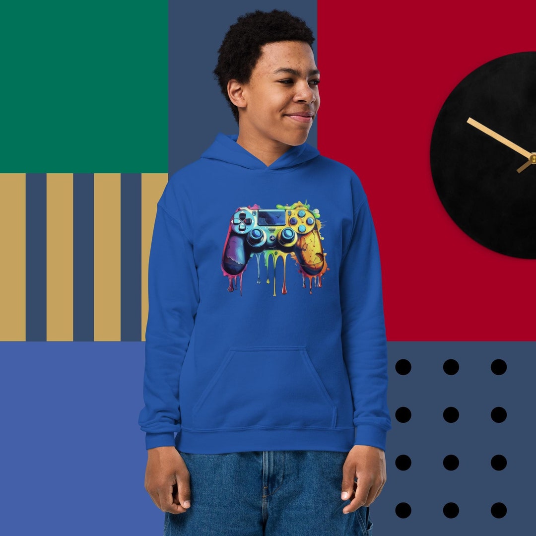 Gamer Hoodie - Game Controller Hoodie - Gaming Control Hoodie - Cool ...