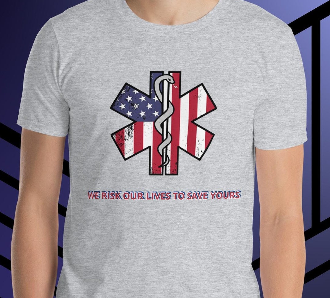 EMS Star of Life T-shirt: EMT Paramedic Medical Tee - Etsy