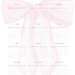 Pink Coquette Monthly Calendar - Etsy