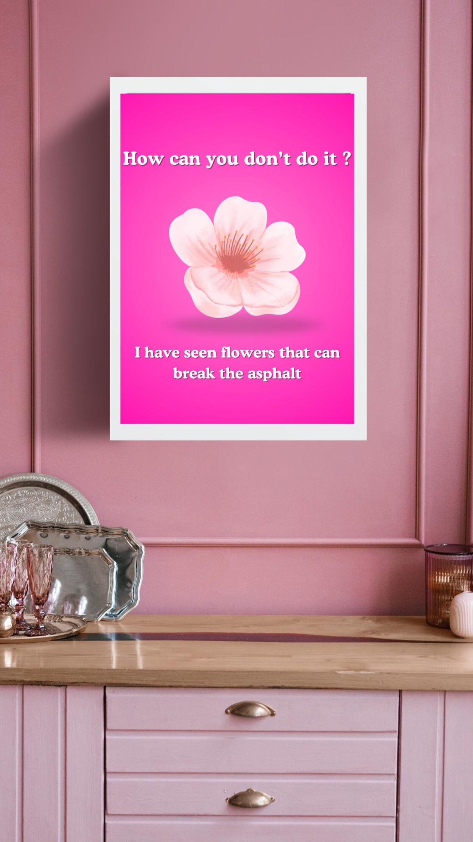 Wall Art, Art Dorm Room Decor,digital Download, Positive Quote Wall Art ...