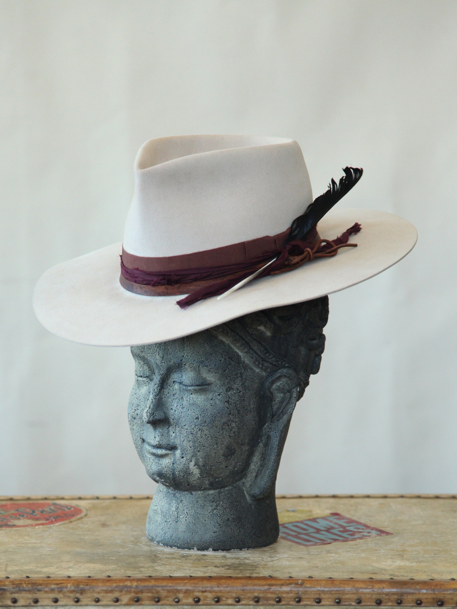 EQUUS Hand Made, Rabbit Fur Felt, Mid-weight, 3.5" Brim, Fedora/western ...