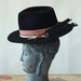ENGLISH Hand Made, Rabbit Fur Felt, Mid-weight, 2.75" Flat Brim, Fedora ...