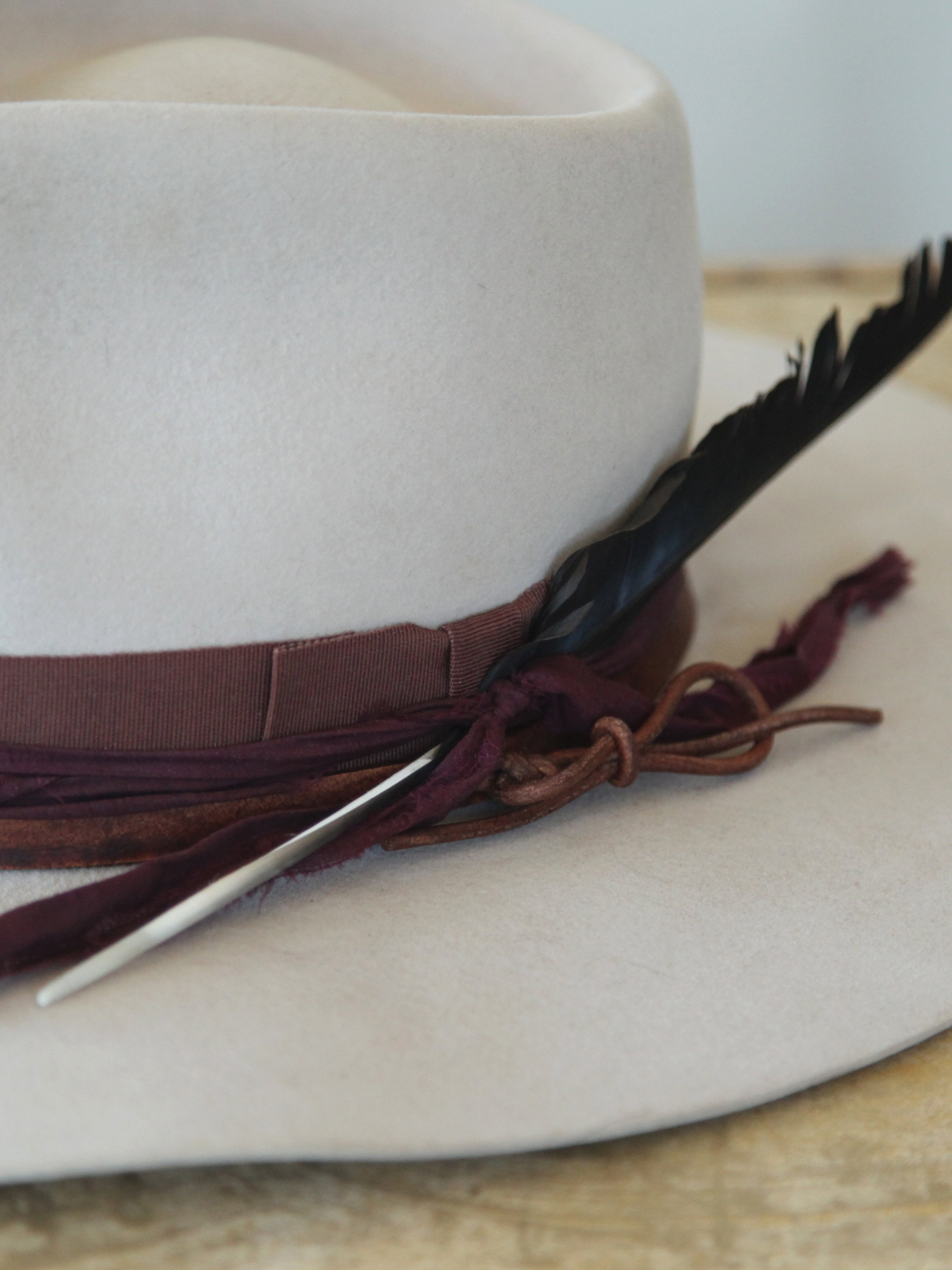 EQUUS Hand Made, Rabbit Fur Felt, Mid-weight, 3.5" Brim, Fedora/western ...