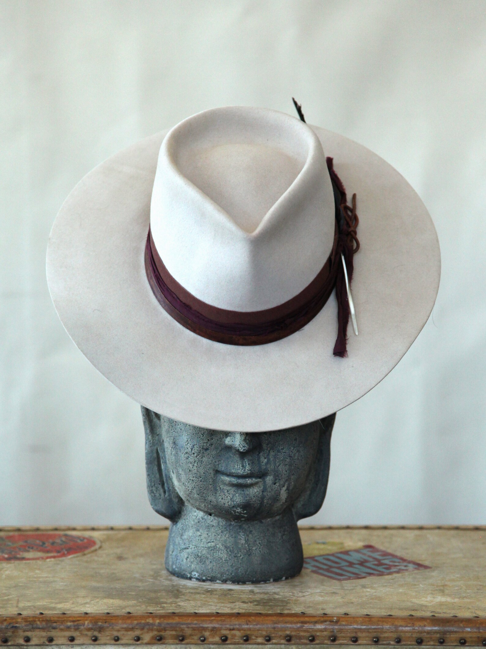 EQUUS Hand Made, Rabbit Fur Felt, Mid-weight, 3.5" Brim, Fedora/western ...