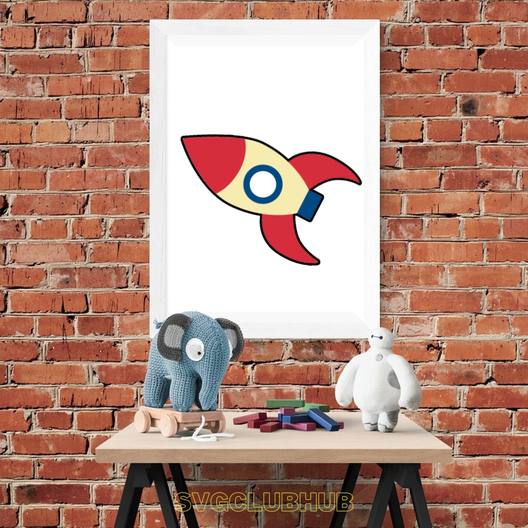 Rocket SVG, Rocket Toy SVG, Rocket Clipart, Archivo vectorial de ...