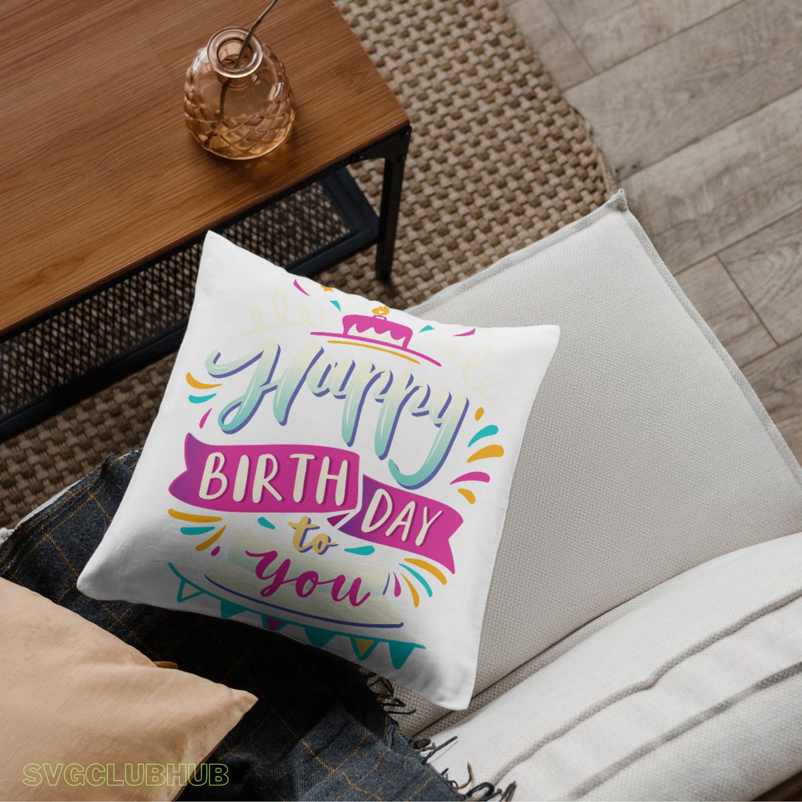 Birthday Lettering SVG, Birthday SVG, Happy Birthday Clipart, Happy ...