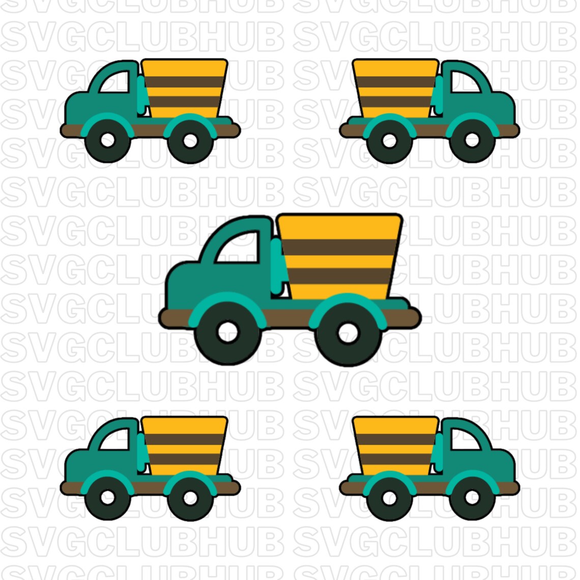 Truck SVG, Truck Toy SVG, Truck Clipart, Truck Vector File, Truck Cut ...