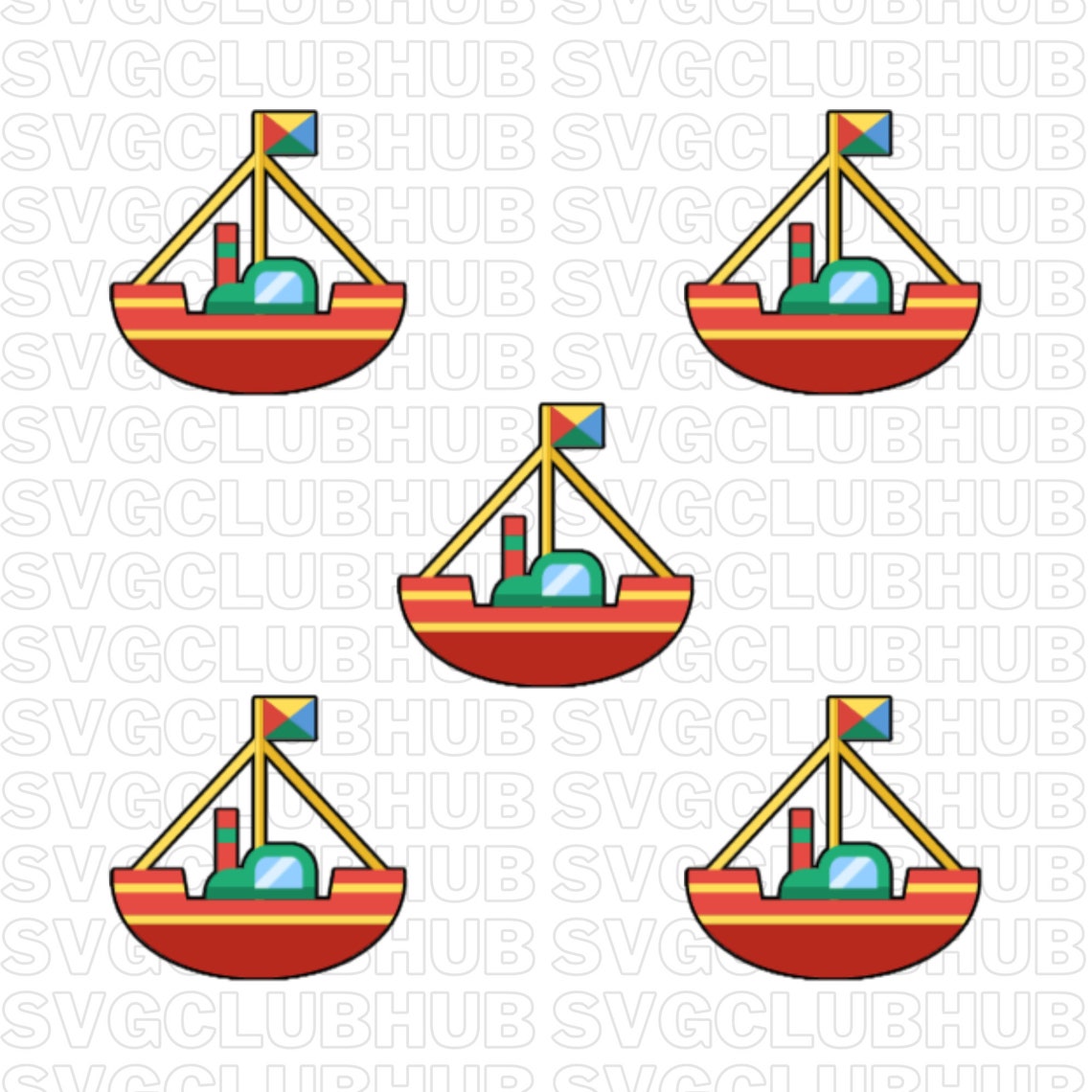 Ship SVG, Ship Toy SVG, Ship Clipart, Ship Vector File, Ship Cut Files ...