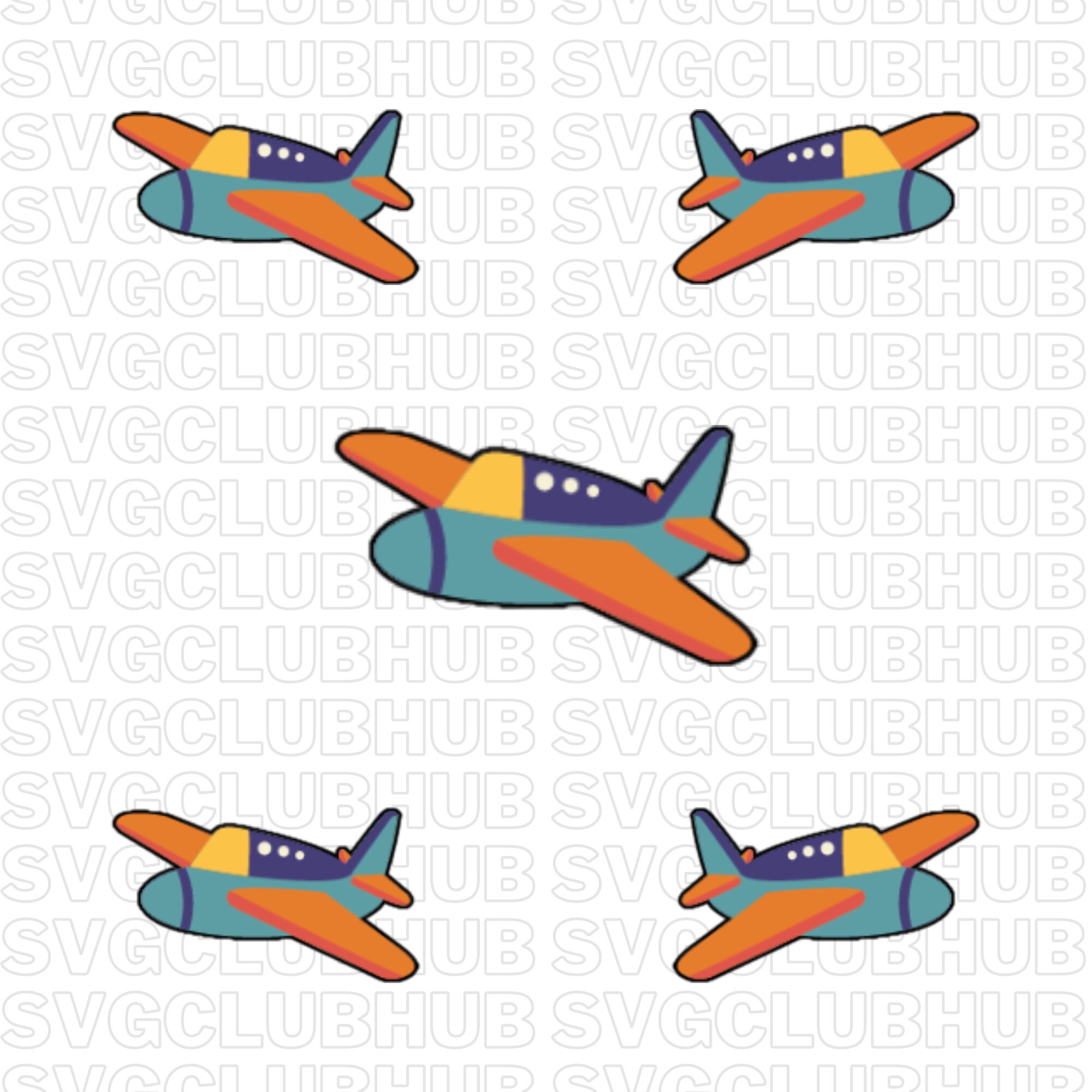 Airplane SVG, Airplane Toy SVG, Airplane Clipart, Airplane Vector File ...