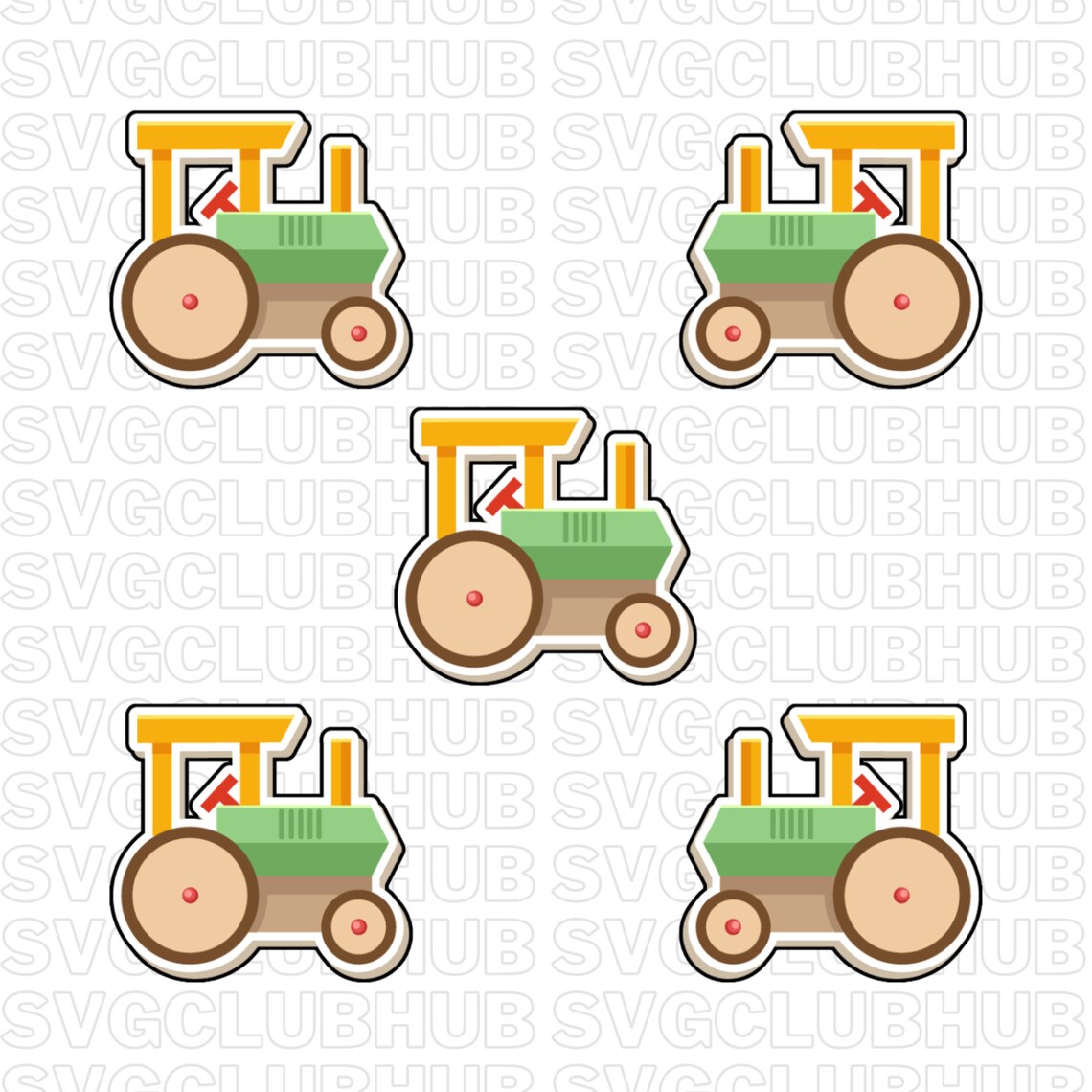 Tractot SVG, Tractot Toy SVG, Tractot Clipart, Tractot Vector File ...