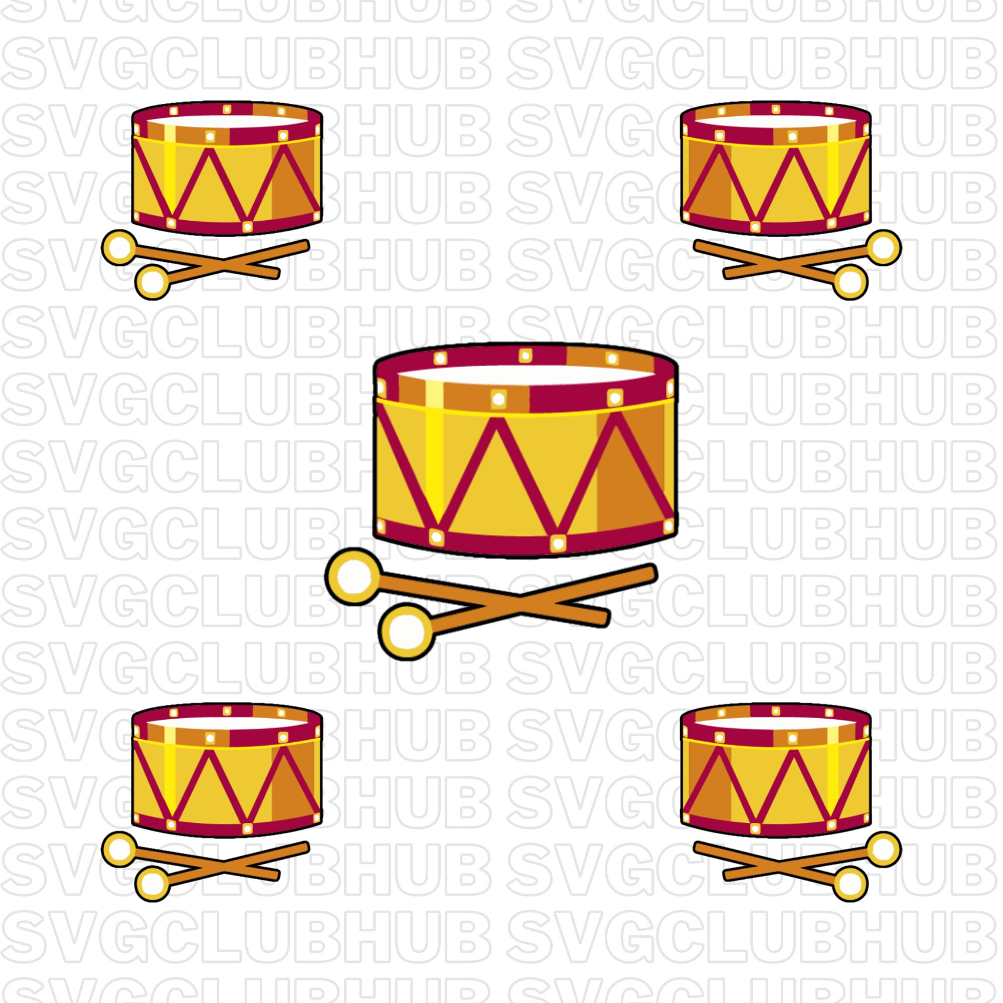 Drum SVG, Drum Toy SVG, Drum Clipart, Drum Vector File, Drum Cut Files ...