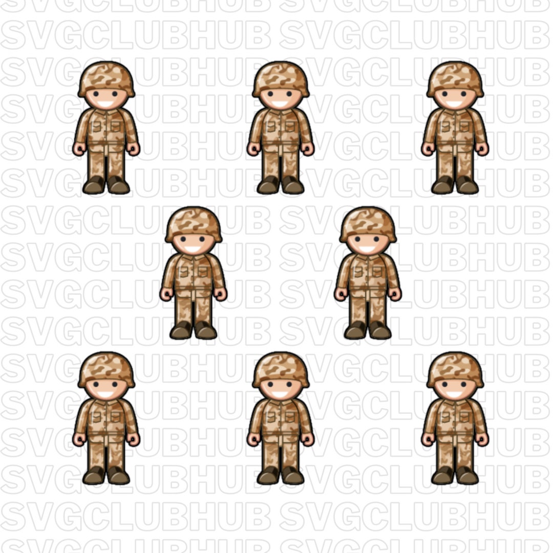 Soldier SVG, Soldier Toy SVG, Soldier Clipart, Soldier Vector File ...