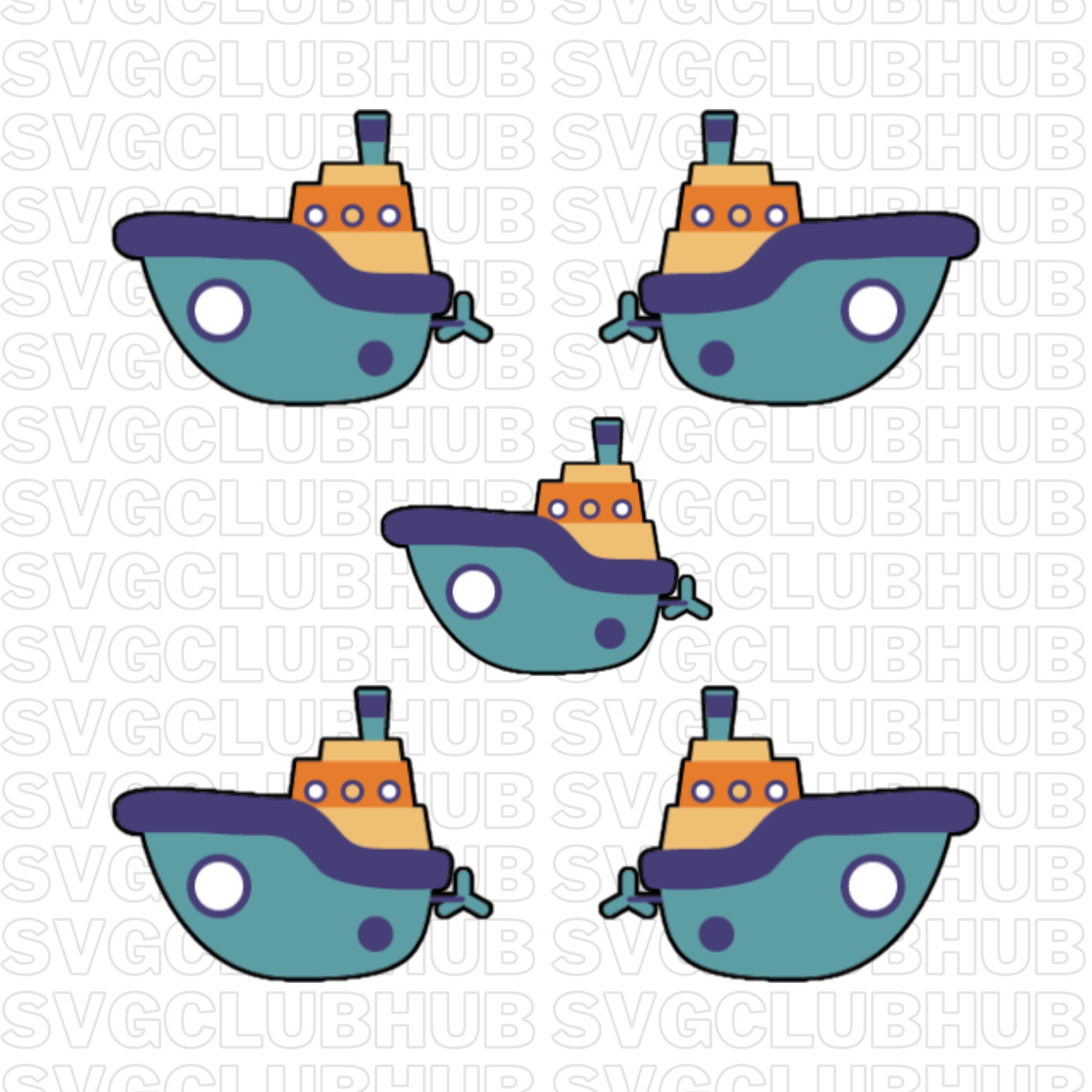 Ship SVG, Ship Toy SVG, Ship Clipart, Ship Vector File, Ship Cut Files ...