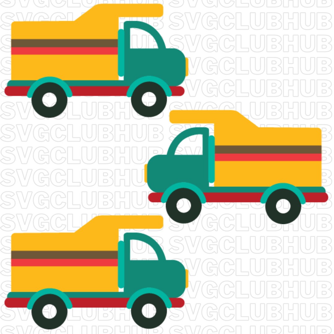 Truck SVG, Truck Toy SVG, Truck Clipart, Truck Vector File, Truck Cut ...