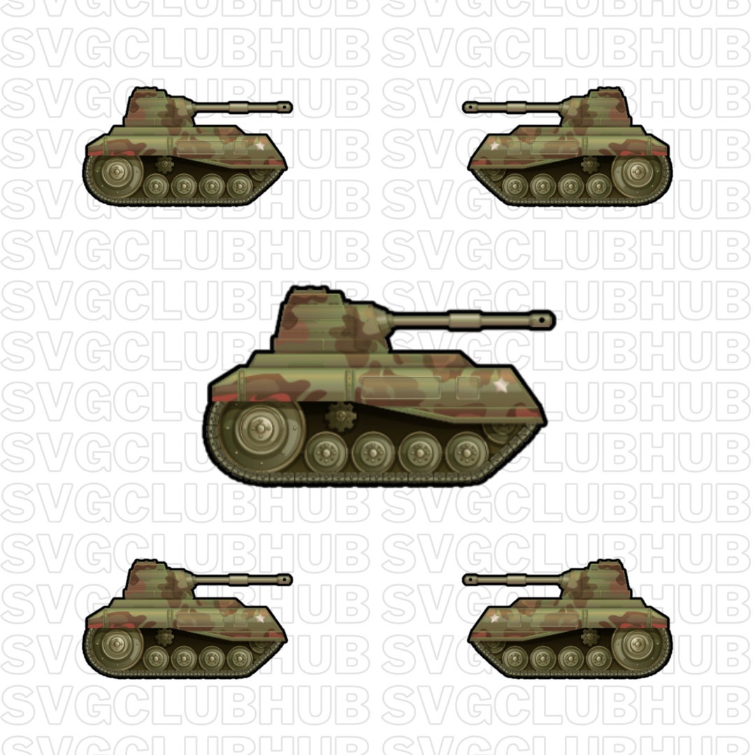 Tank SVG, Tank Toy SVG, Tank Clipart, Tank Vector File, Tank Cut Files ...