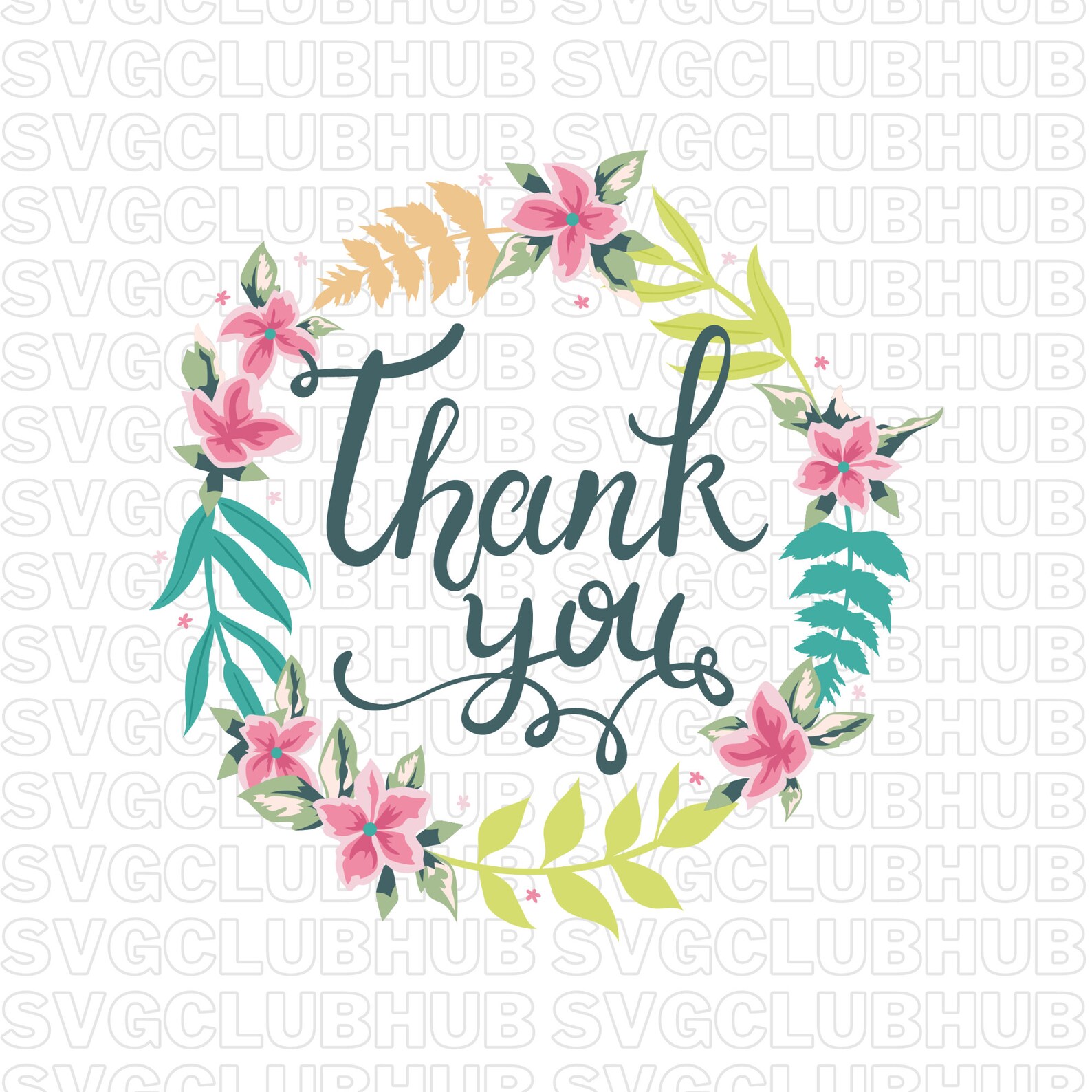 Thank You SVG, Thank You SVG, Thank You Clipart, Thank You Vector File ...