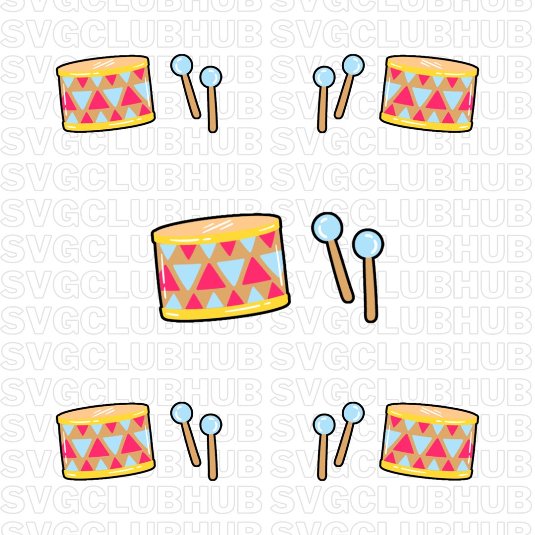 Drum SVG, Drum Toy SVG, Drum Clipart, Drum Vector File, Drum Cut Files ...