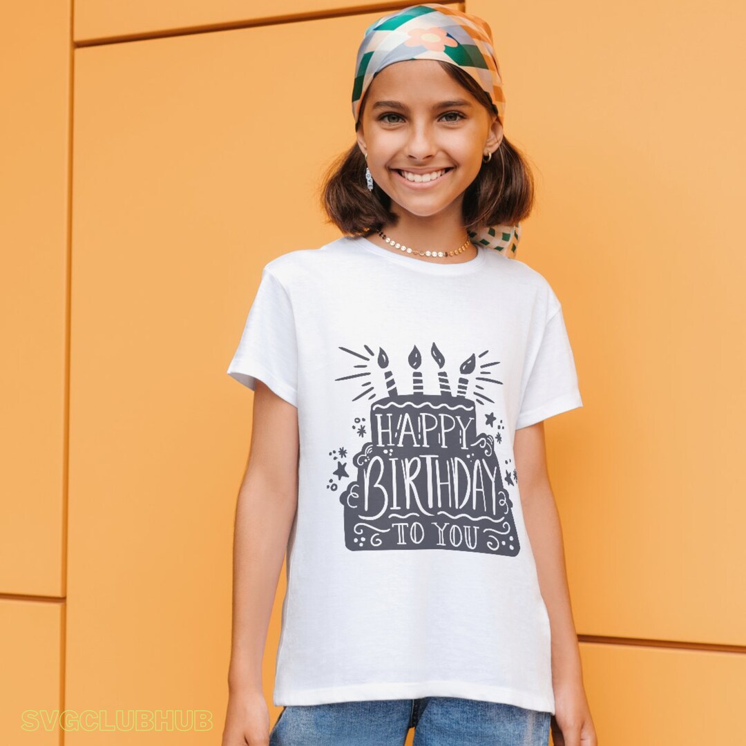 Birthday Lettering SVG, Birthday SVG, Happy Birthday Clipart, Happy ...