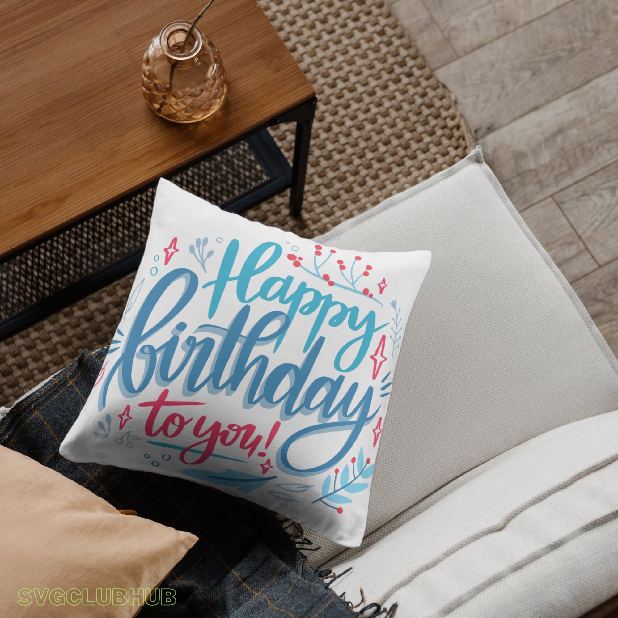 Birthday Lettering SVG, Birthday SVG, Happy Birthday Clipart, Happy ...