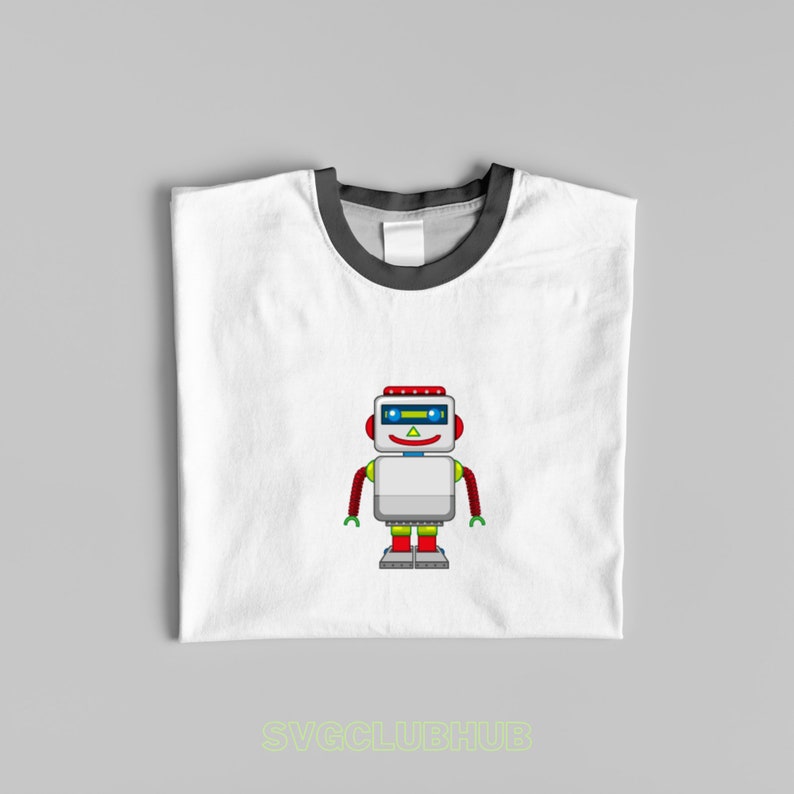 Robot SVG, Robot Toy SVG, Robot Clipart, Robot Vector File, Robot Cut ...