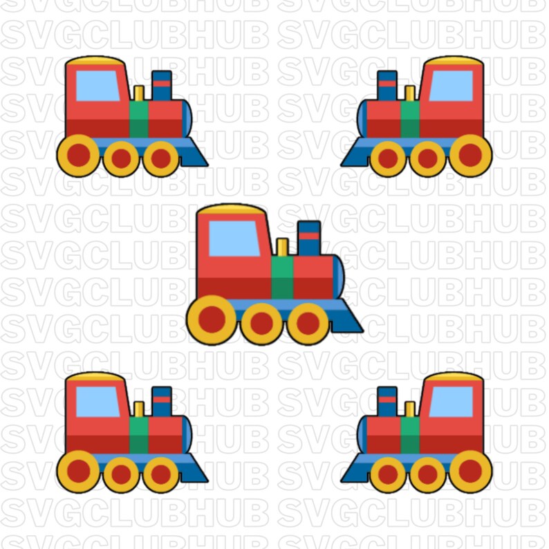 Train SVG, Train Toy SVG, Train Clipart, Train Vector File, Train Cut ...
