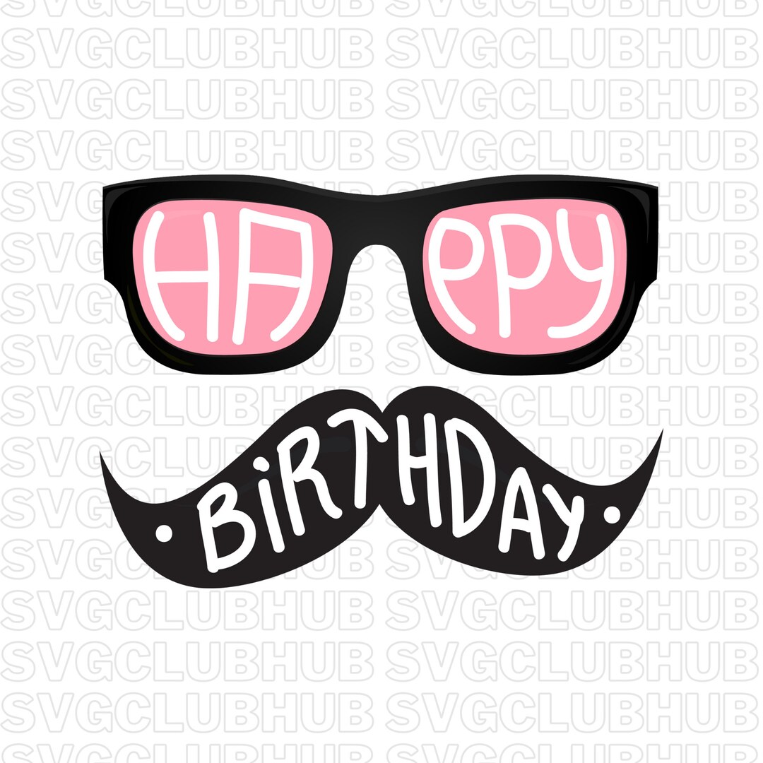 Birthday Lettering SVG, Birthday SVG, Happy Birthday Clipart, Happy ...