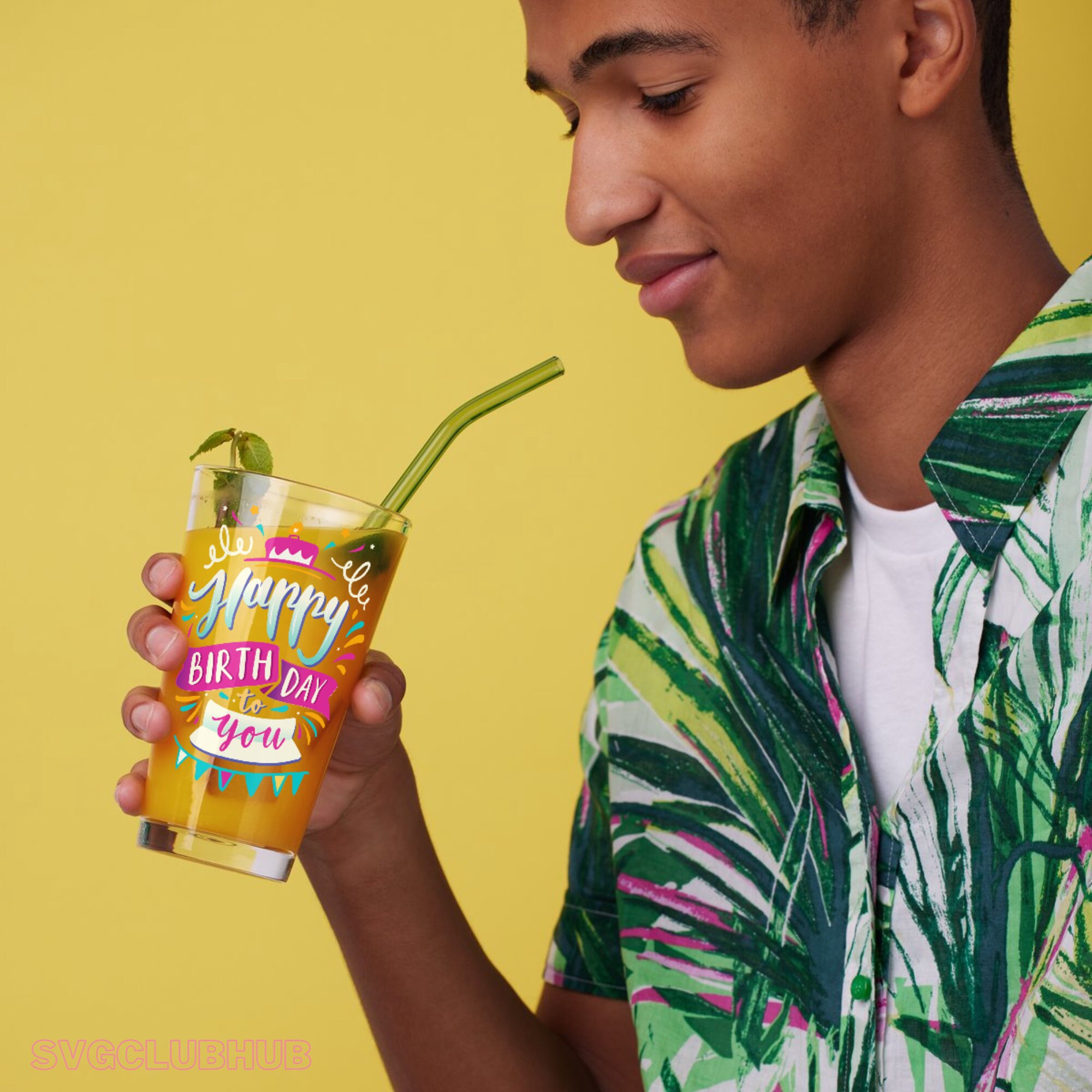 Birthday Lettering SVG, Birthday SVG, Happy Birthday Clipart, Happy ...