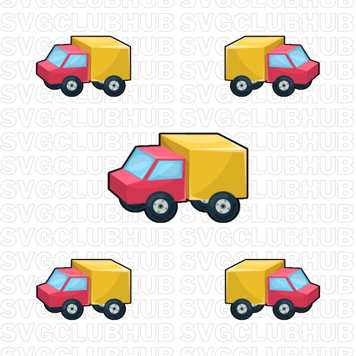 Truck SVG, Truck Toy SVG, Truck Clipart, Truck Vector File, Truck Cut ...