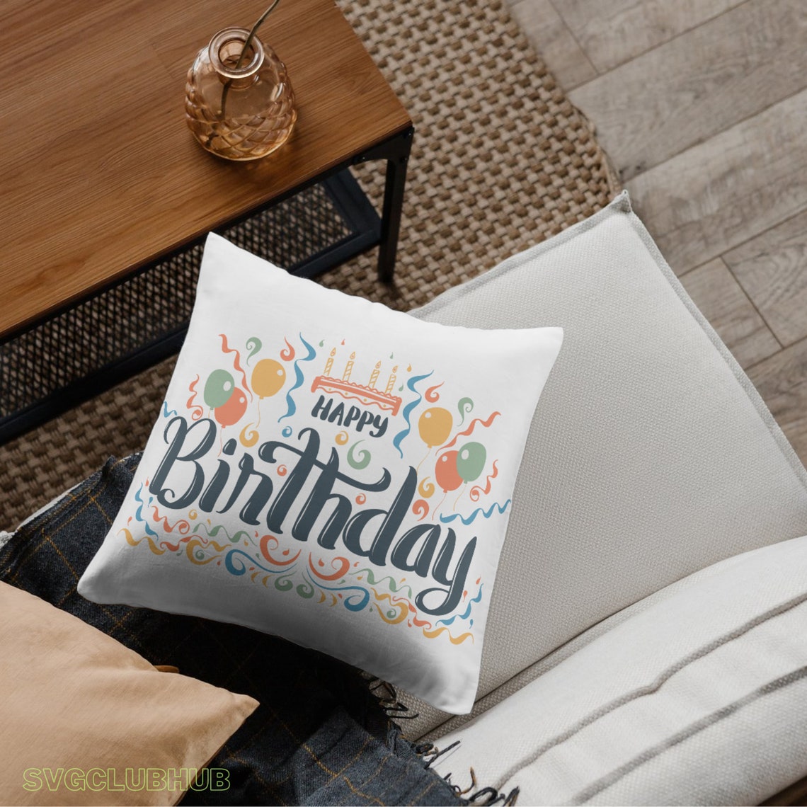 Birthday Lettering SVG, Birthday SVG, Happy Birthday Clipart, Happy ...