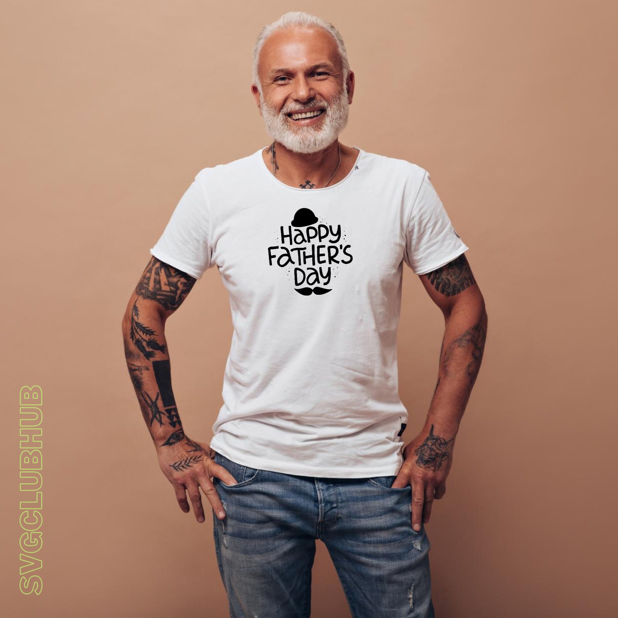 Father's Day SVG, Dad SVG, Best Dad Clipart, Daddy Happy Fathers Day ...