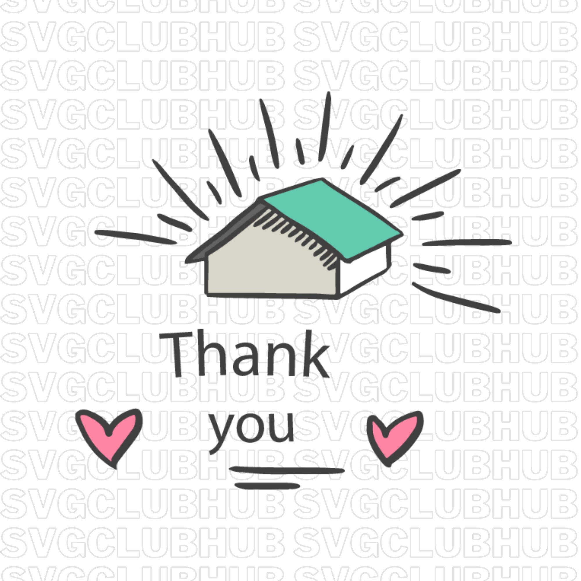Thank You SVG, Thank You SVG, Thank You Clipart, Thank You Vector File ...