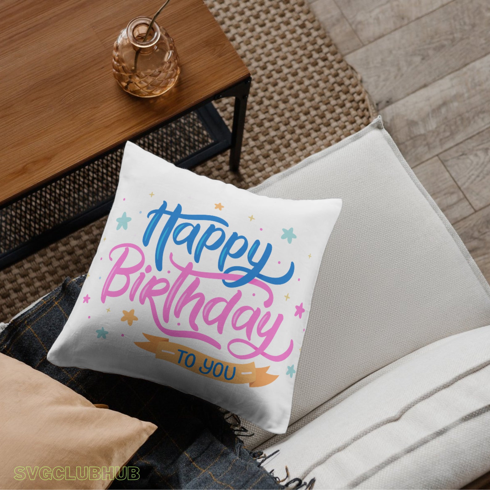Birthday Lettering SVG, Birthday SVG, Happy Birthday Clipart, Happy ...