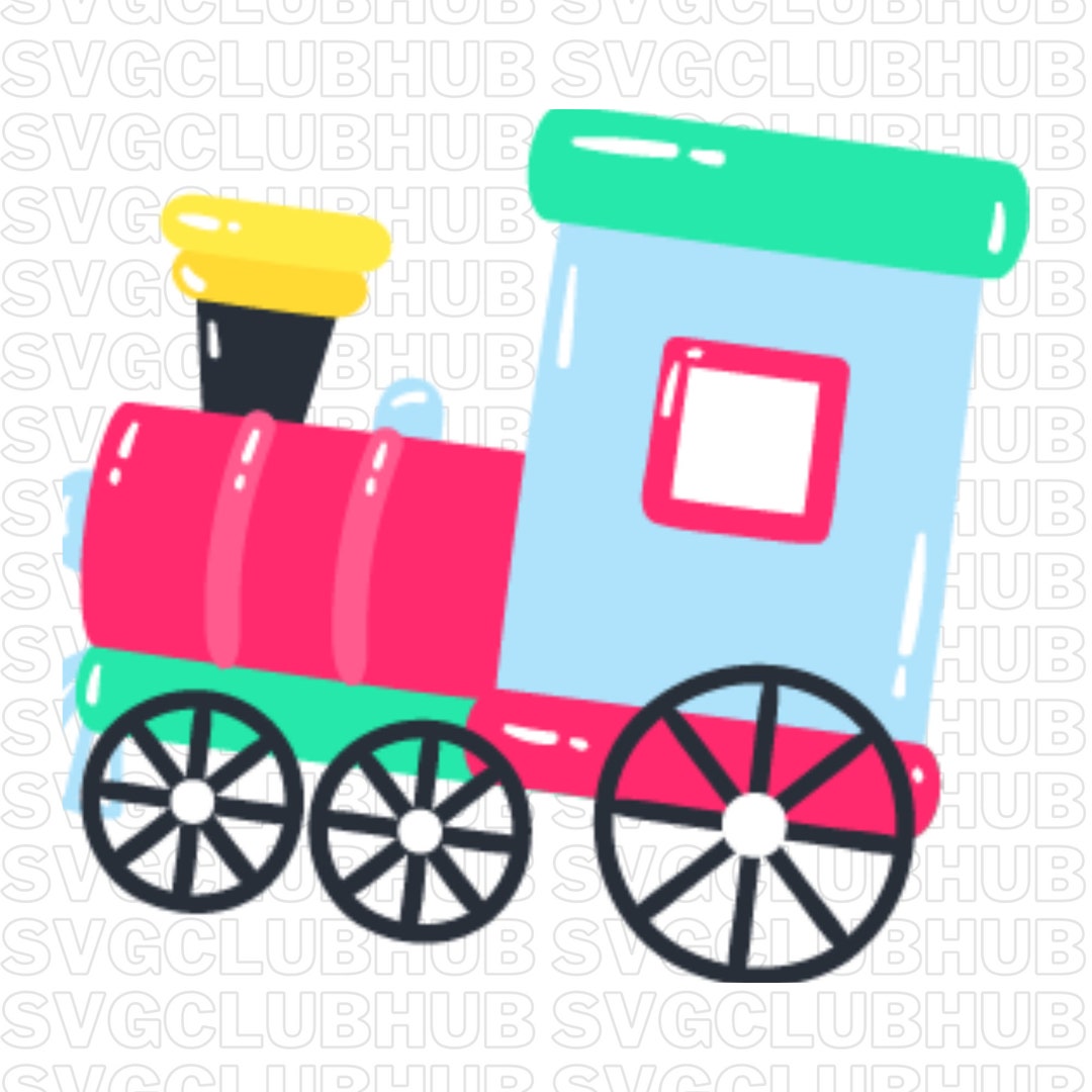 Train SVG, Train Toy SVG, Train Clipart, Train Vector File, Train Cut ...