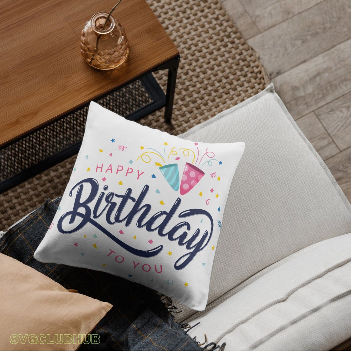 Birthday Lettering SVG, Birthday SVG, Happy Birthday Clipart, Happy ...