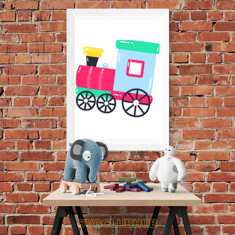 Train SVG, Train Toy SVG, Train Clipart, Train Vector File, Train Cut ...