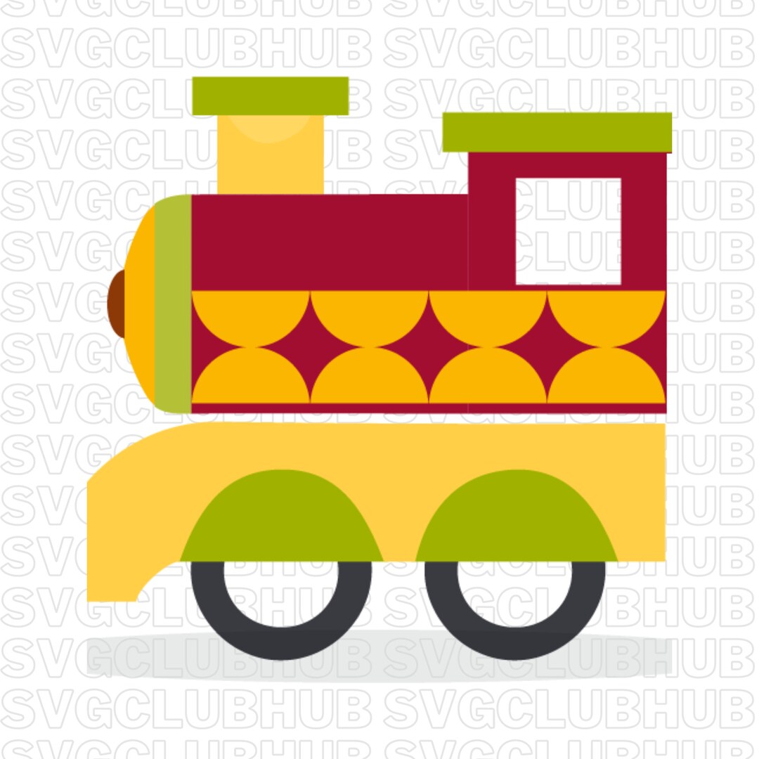 Train SVG, Train Toy SVG, Train Clipart, Train Vector File, Train Cut ...