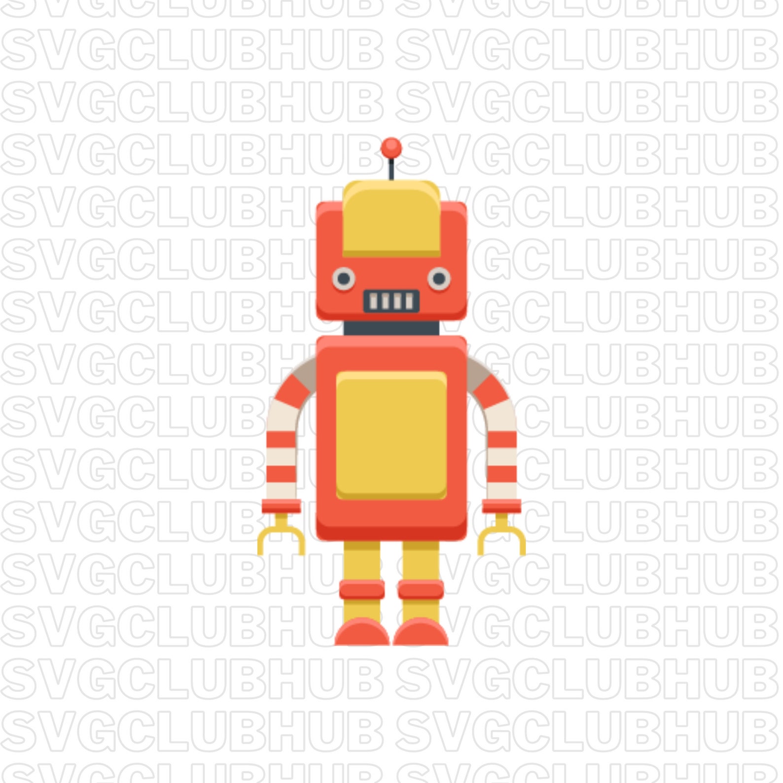 Robot SVG, Robot Toy SVG, Robot Clipart, Robot Vector File, Robot Cut ...