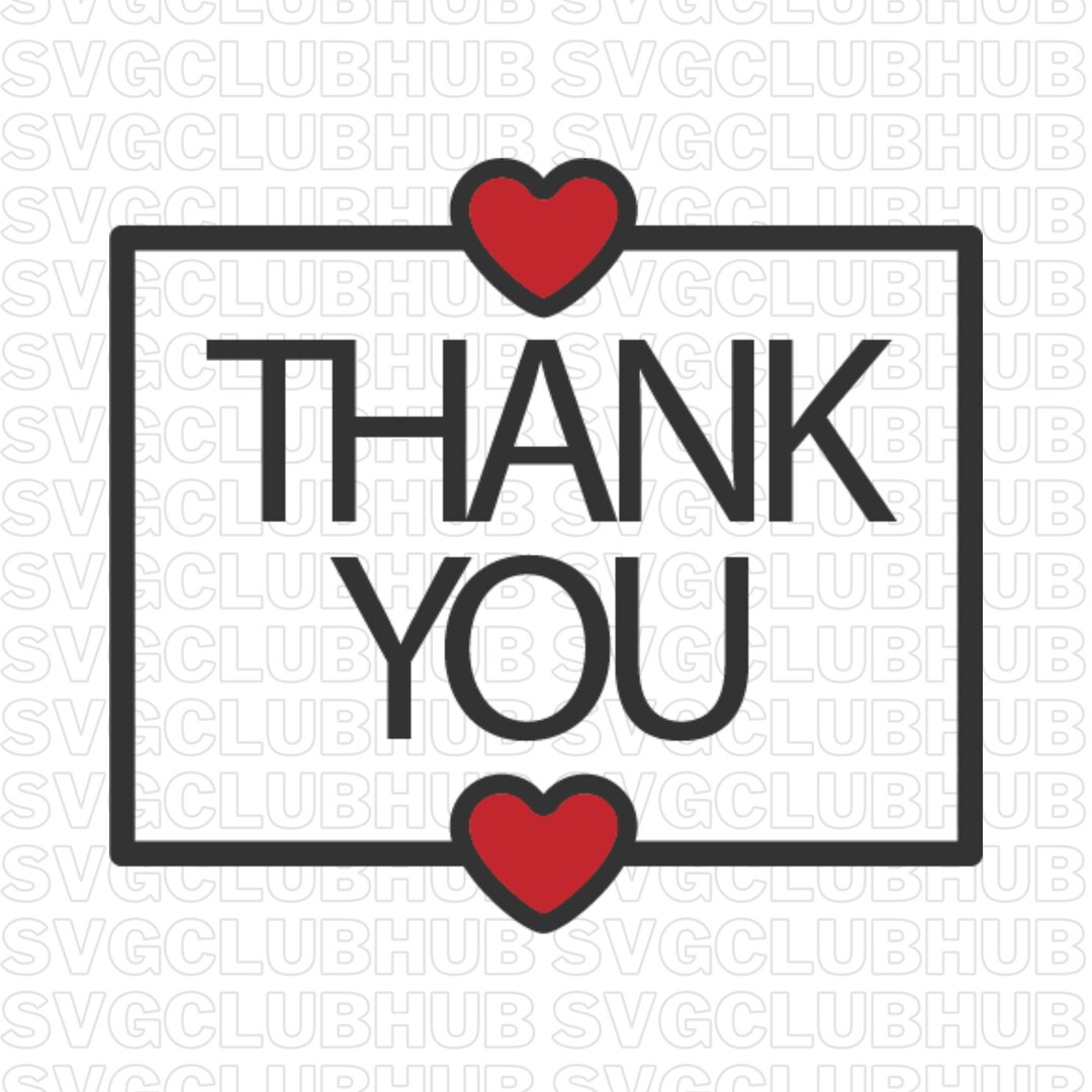 Thank You SVG, Thank You SVG, Thank You Clipart, Thank You Vector File ...