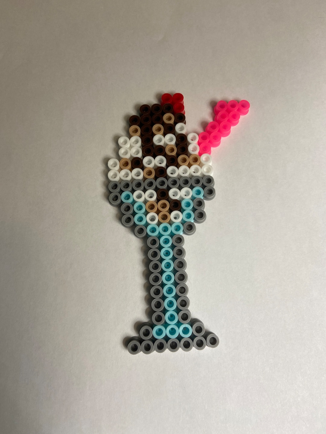 Perler Bead Ice Cream Sundae - Etsy