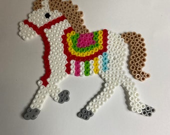 Instant Download, Perler Bead Horse Pattern 1, Perler Bead Pattern ...