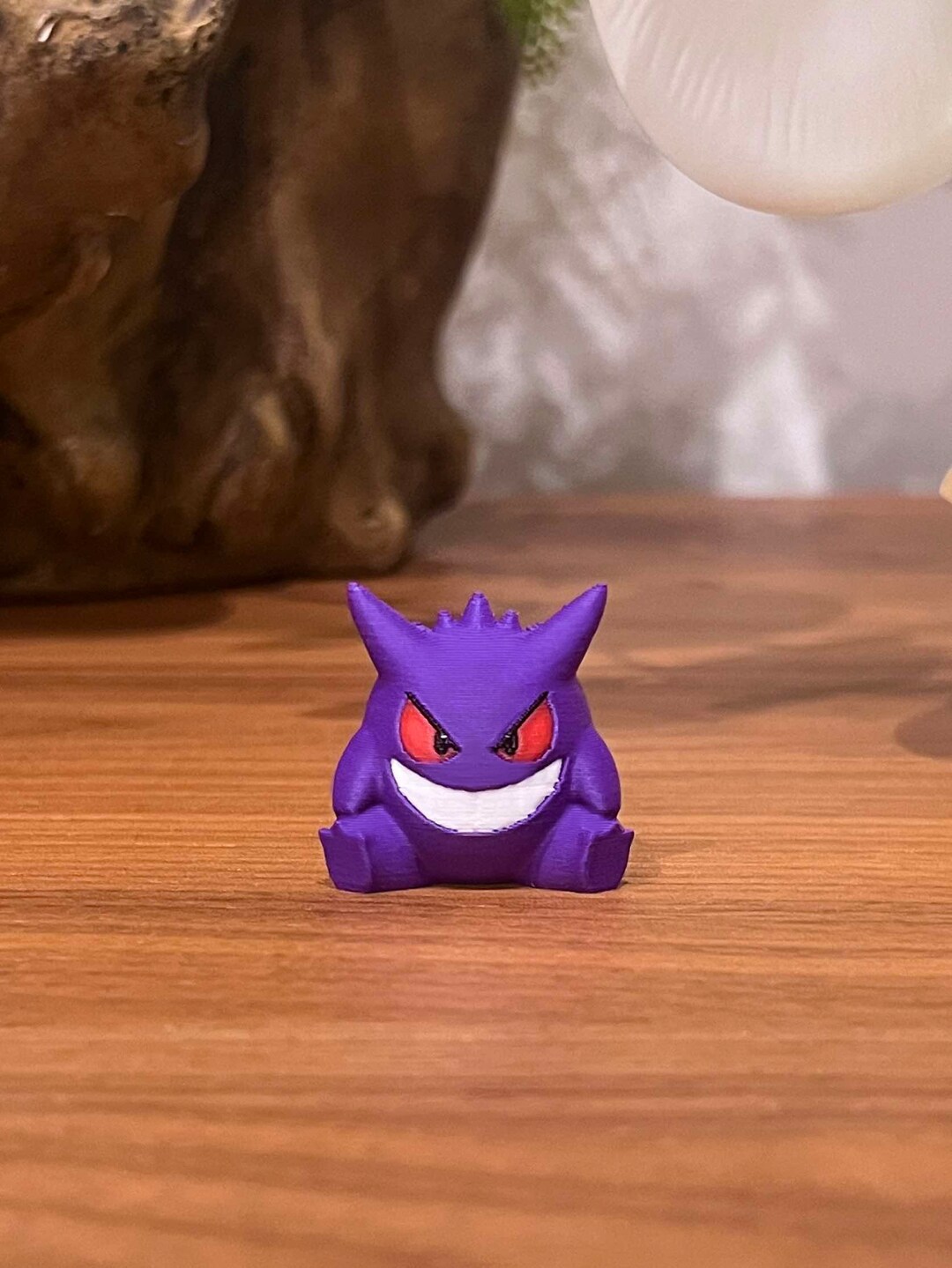 Estatueta fofa de Gengar Figura Gengar impressa em 3D Estatueta Pokémon ...