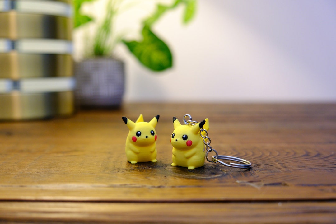 Chibi Pikachu Figurine 3D Printed Pokemon Figure Pokemon Figurine ...
