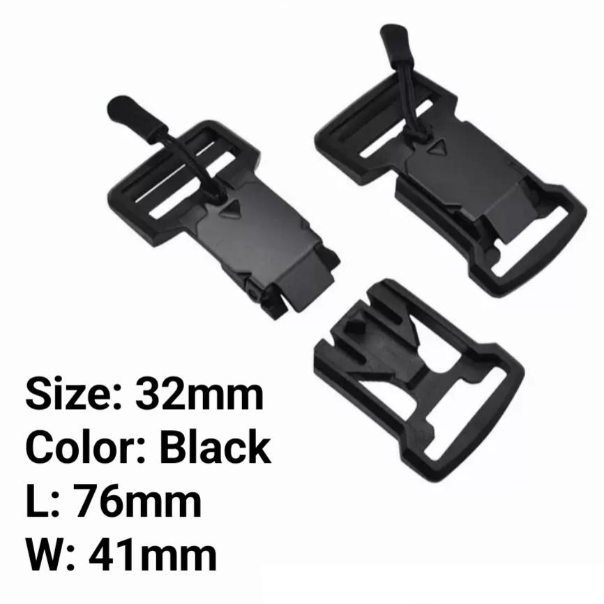 Magnetic Quick Release Buckle DIY Backpack Shoulder Bag Strap POM ...