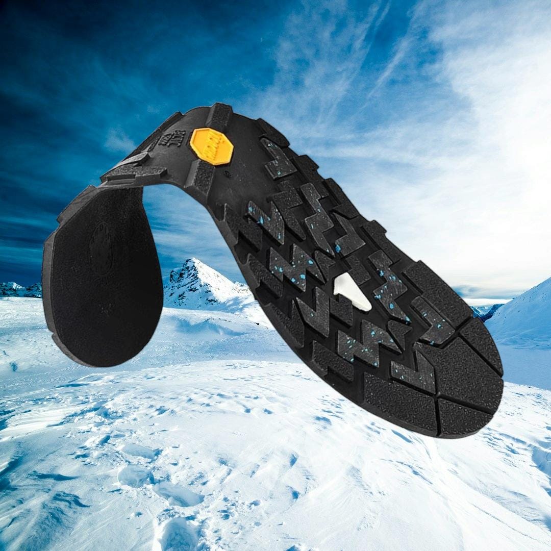 Vibram Artic Grip Christy Sole Shoe Repair Super Grippy Sole Hiking Ice ...